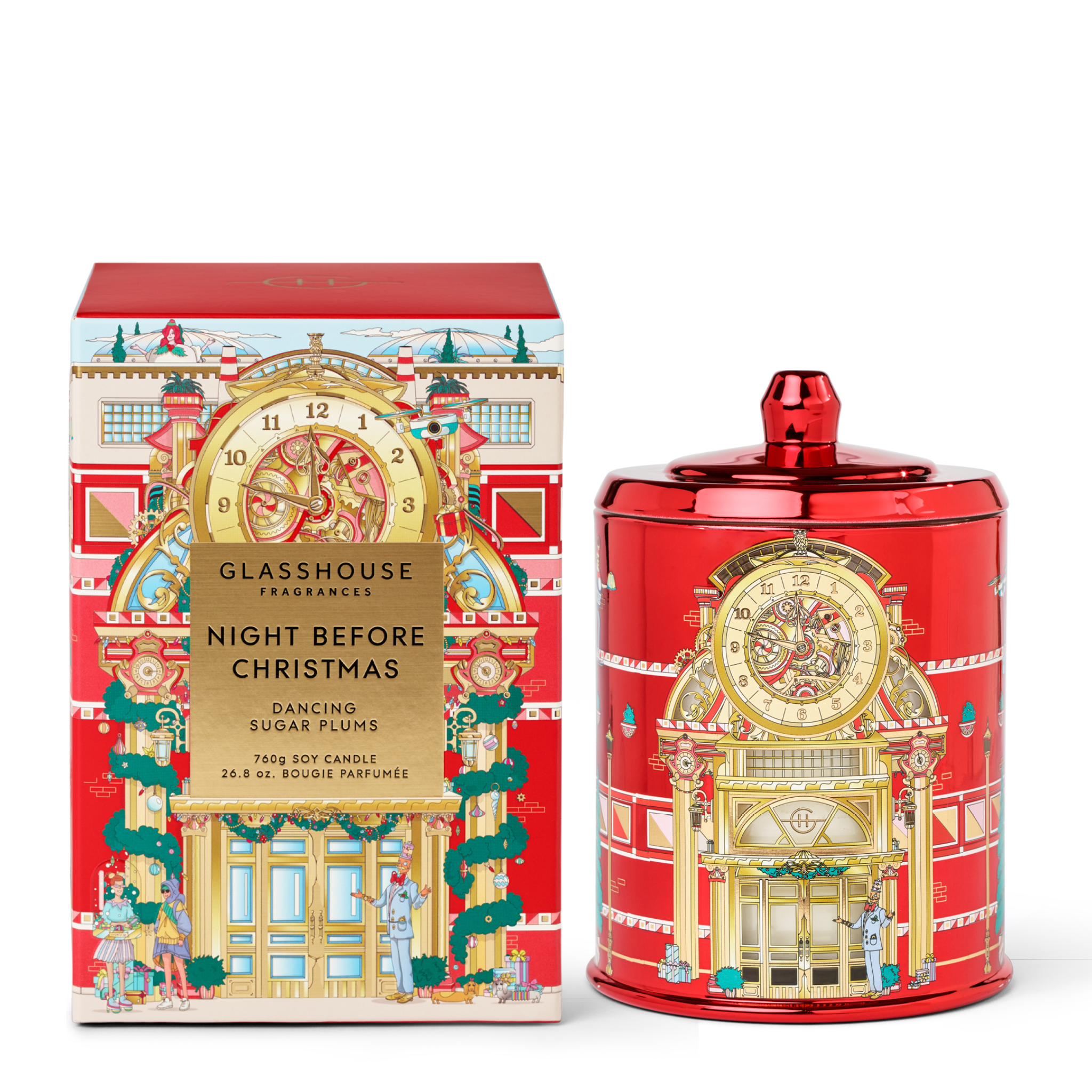 Night Before Christmas - 760g Soy Candle | Glasshouse Fragrances ...